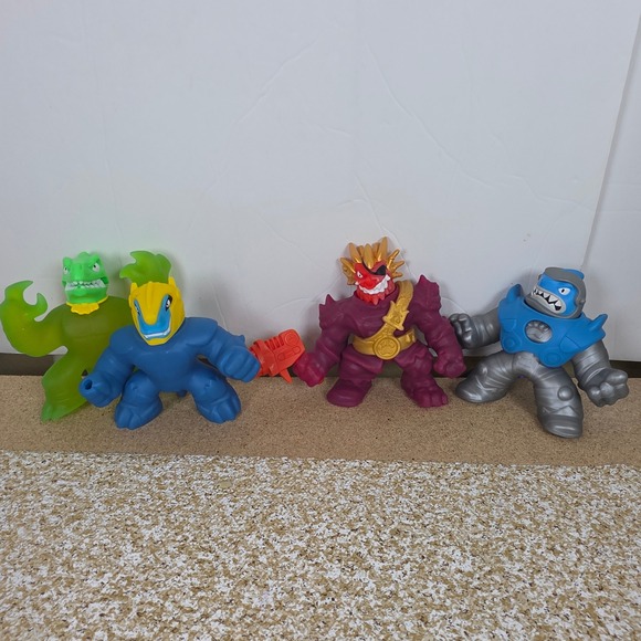 moose toys | Toys | Heroes Of Goo Jit Zu Action Figure Lot Of 4 ...
